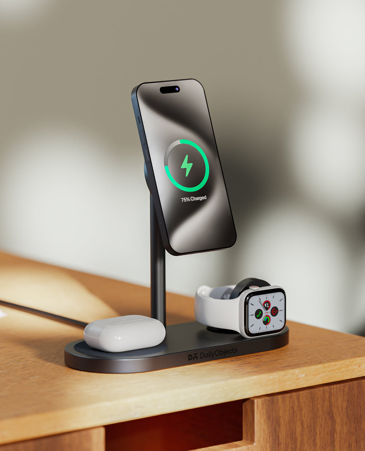Daily Objects Surge Max 3-In-1 Magnetic Wireless Charger (30W) – Aptronix