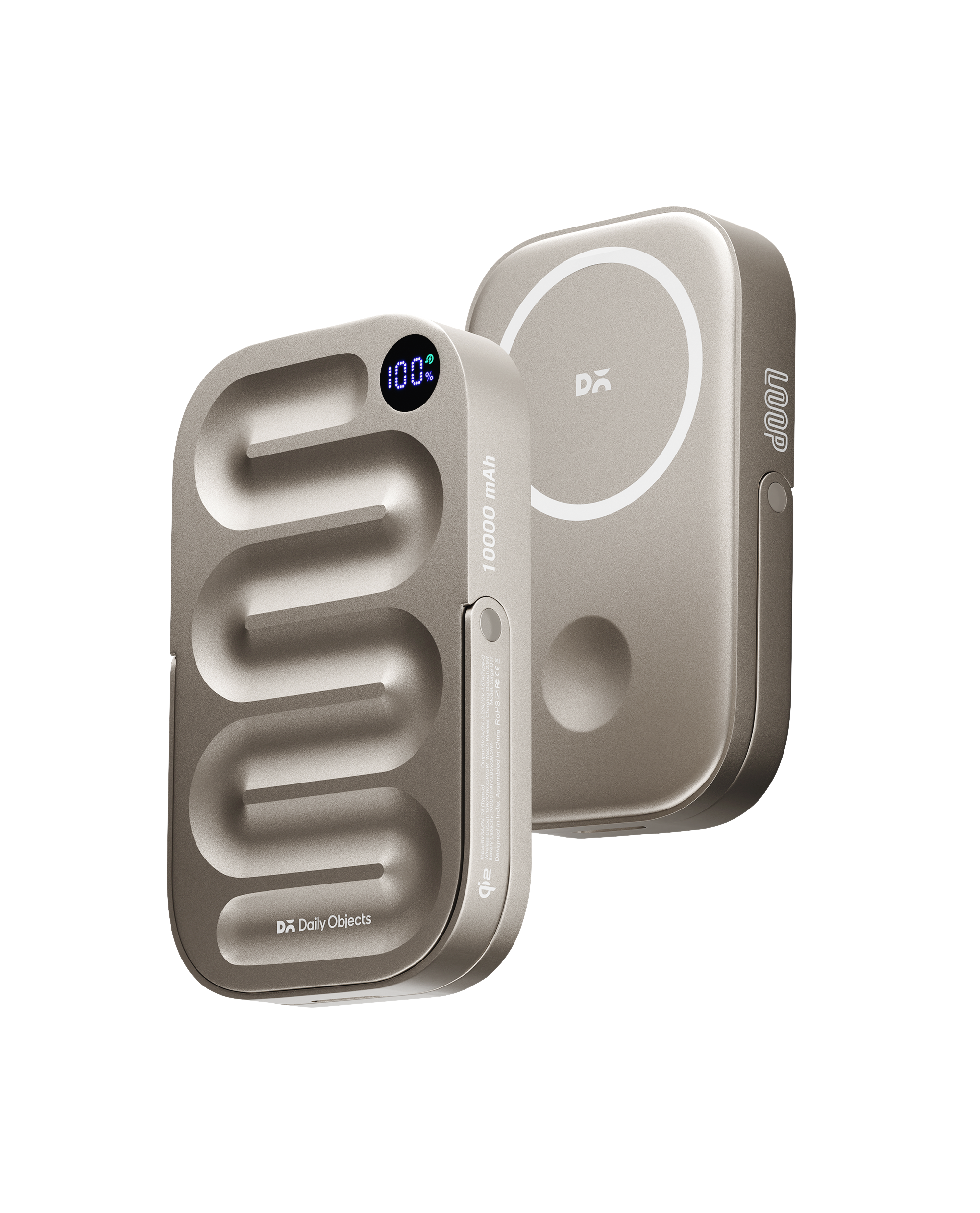 Daily Objects Loop Qi2-Certified MagSafe-Compatible Aluminium Power Ba ...